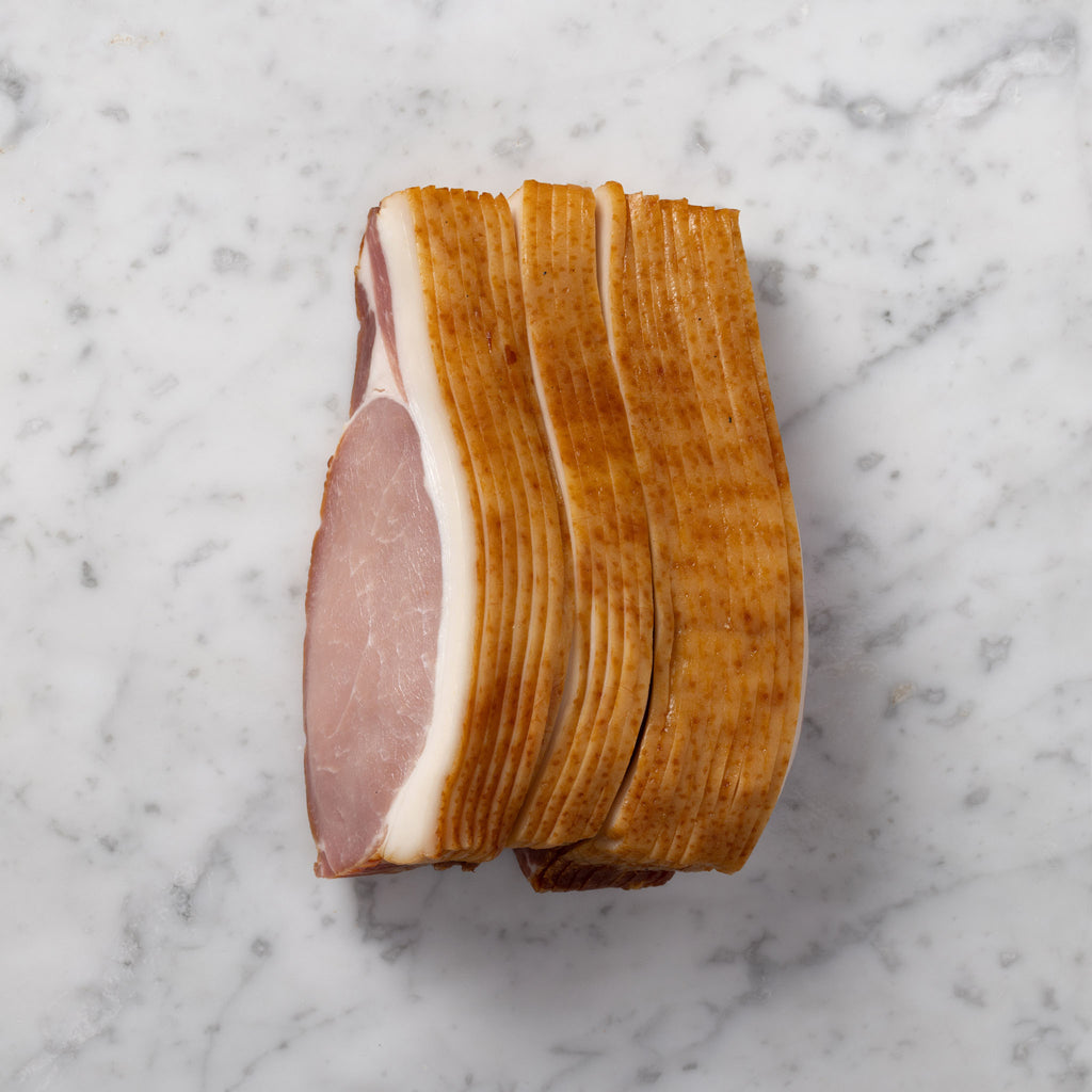 Buy Dry Cured Oak Smoked Back Bacon Online | Salter & King